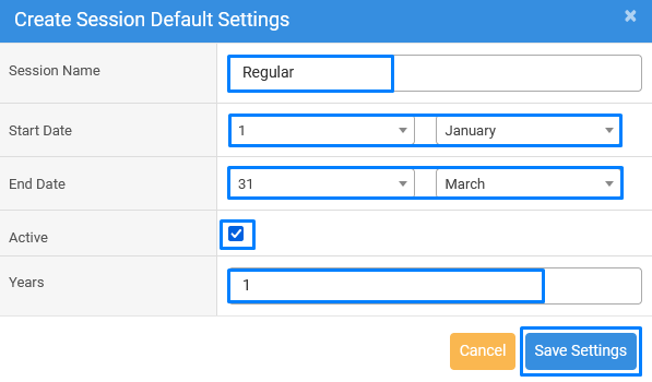 Setting Up Academic Session in Cloud Campus ERP Software